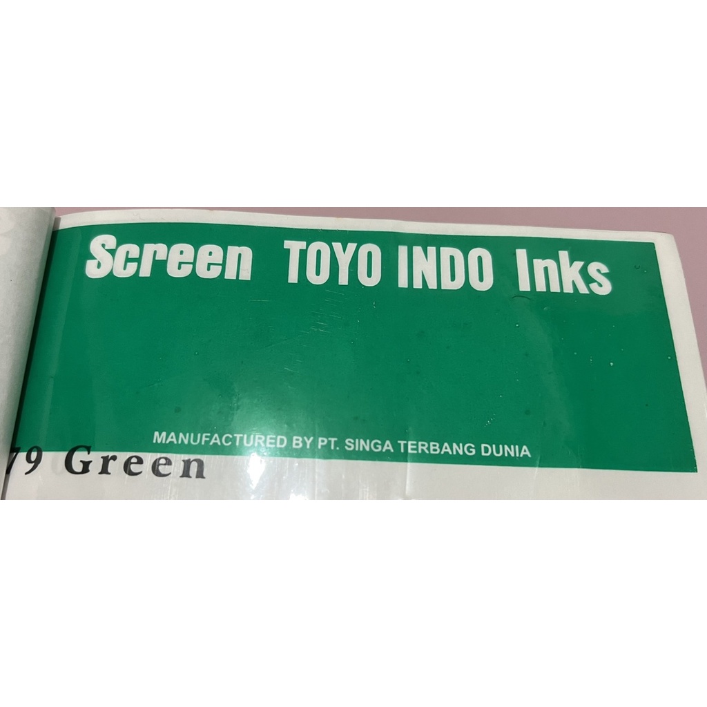 Jual TOYO INDO POLYMATE-G (Cat / Tinta Sablon Plastik) (BERAT 1 KG ...