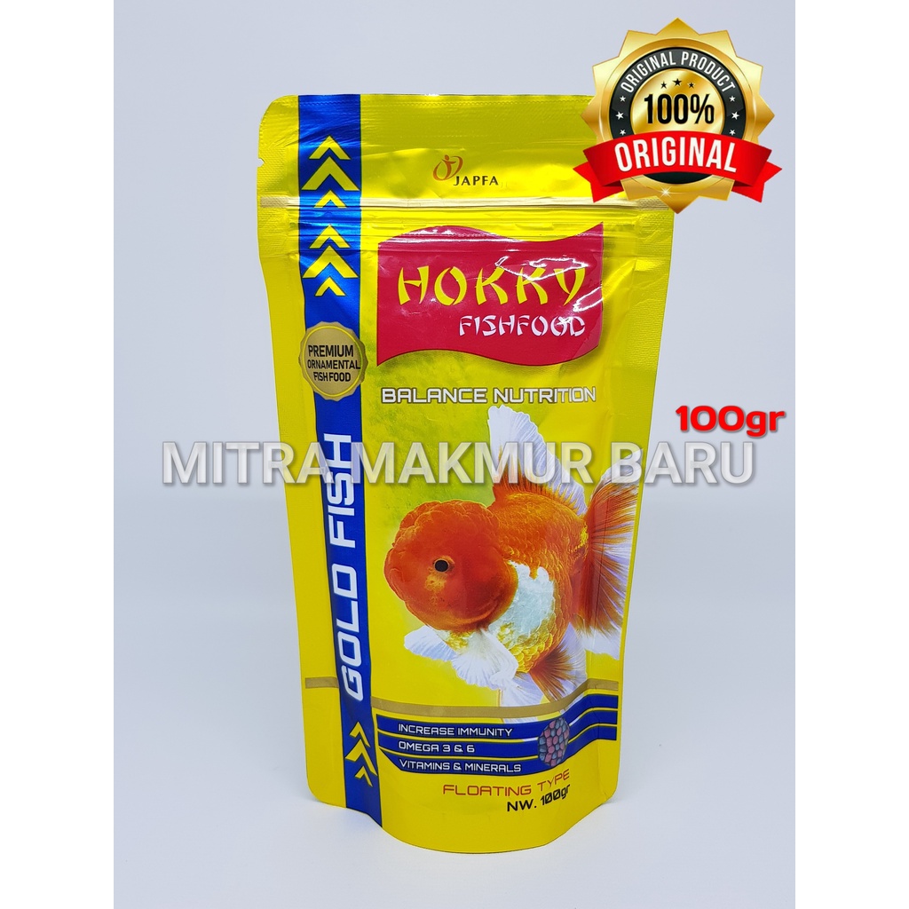 Jual Pelet Ikan Mas Koki Comet Tetra Guppy Oscar Hokky Fish Food GOLD ...