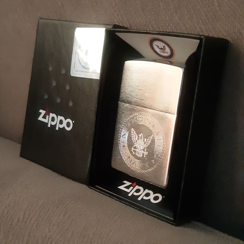 Jual Zippo 29385 NAVY SEAL Brushed Chrome | Shopee Indonesia