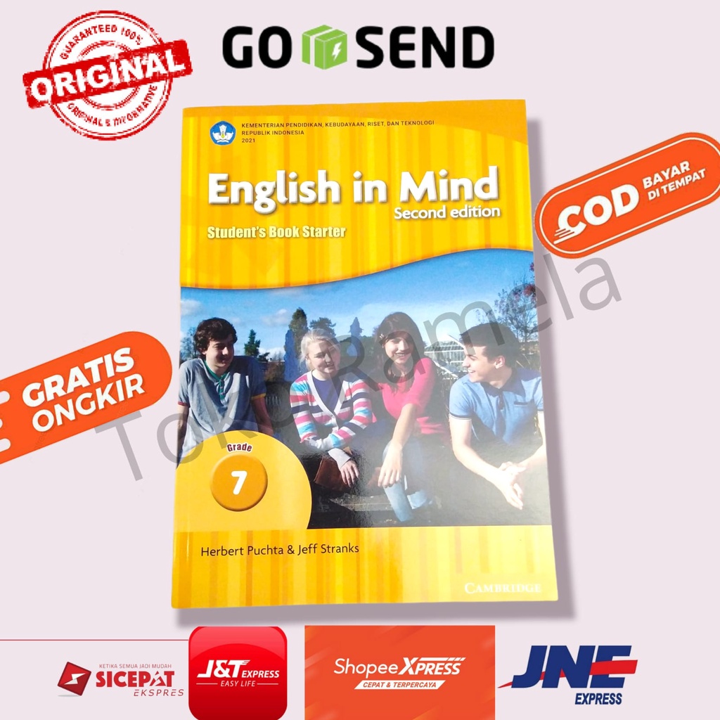 Jual Buku Pelajaran Bahasa Inggris English in Mind Kelas 7 SMP/MTS ...