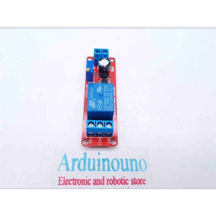 Jual New DC 12V Delay Timer Switch Relay 1-10 sec Adjustable NE555 ...