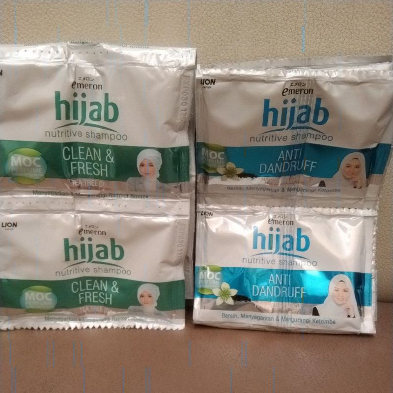 Jual Emeron Hijab Nutritive Shampoo 12 sachet Soft Smooth | Shopee ...