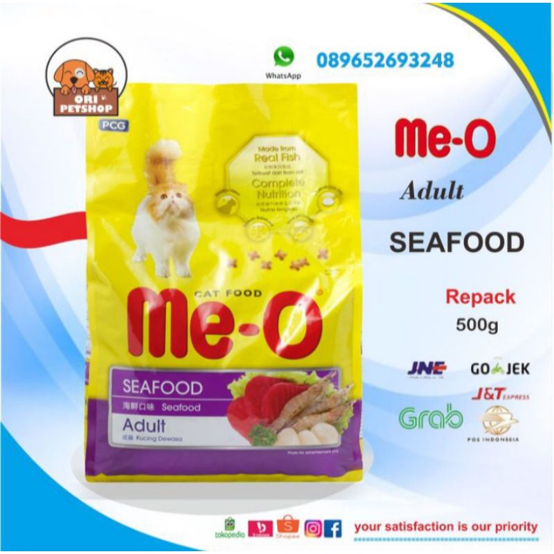Jual meo seafood meo adult seafood repack 500g | Shopee Indonesia