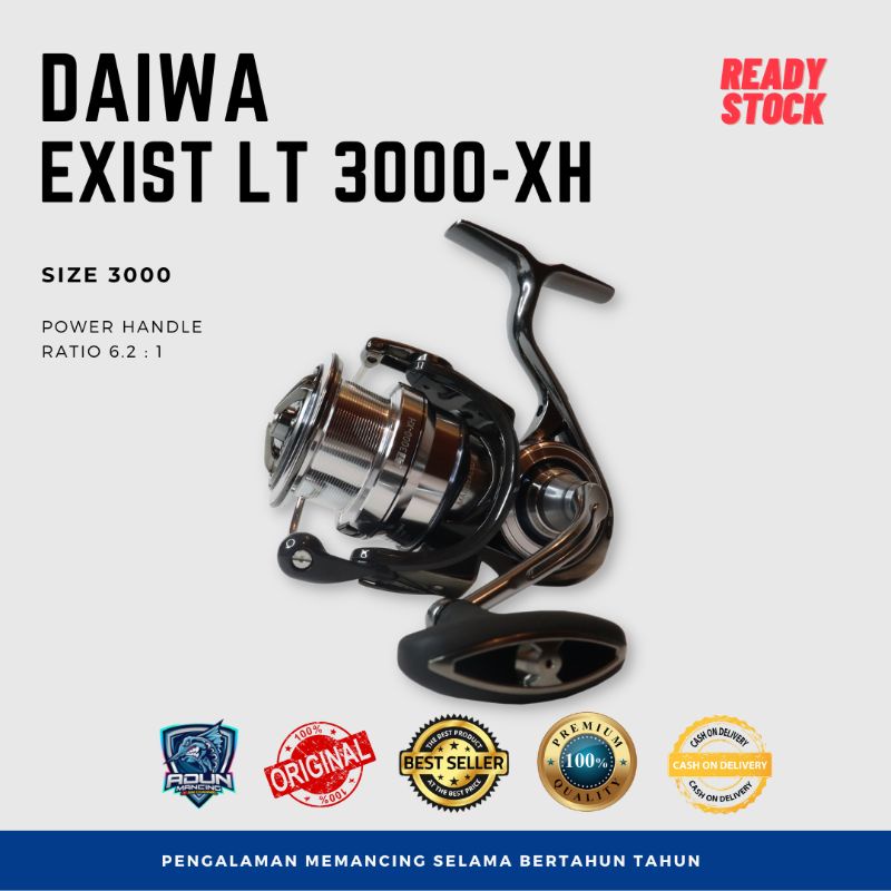 Jual Reel Daiwa Exist LT 3000 XH | Shopee Indonesia