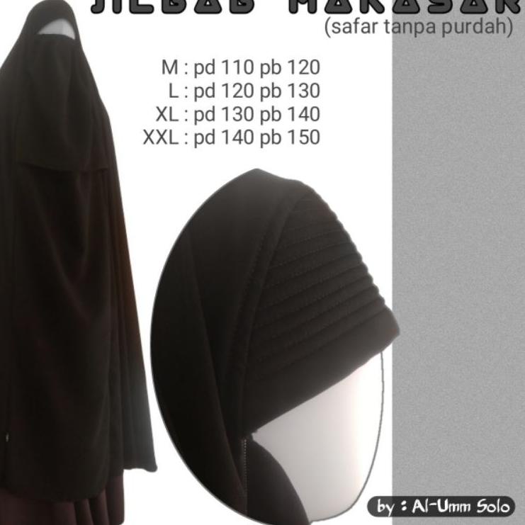 Jual Stok terbatas!.. jilbab makassar (safar tnp purdah) | Shopee Indonesia