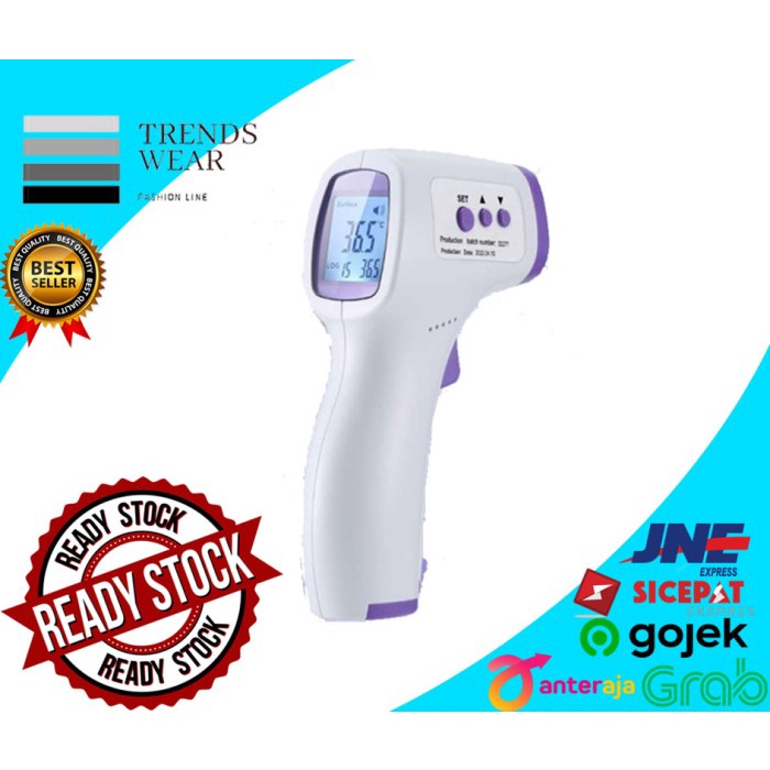 Jual thermometer infrared digital non contact termometer not omron termogun | Shopee Indonesia
