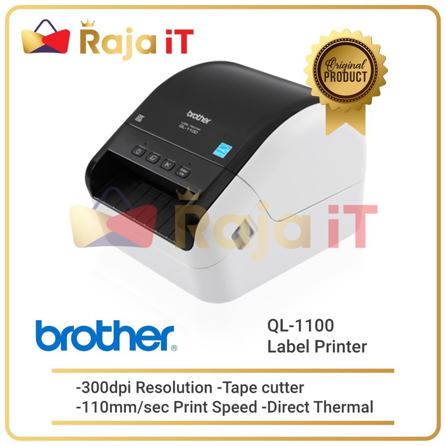 Jual BROTHER Printer Label Barcode Maker QL 1110NWB QL1110 NWB QL110NWB ...