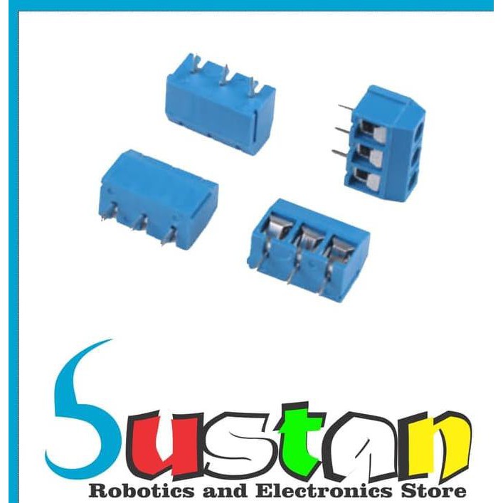Jual Terminal Block Kf301 3P 3Pin 3 P Pin Screw Sekrup Connector Kf-301 ...