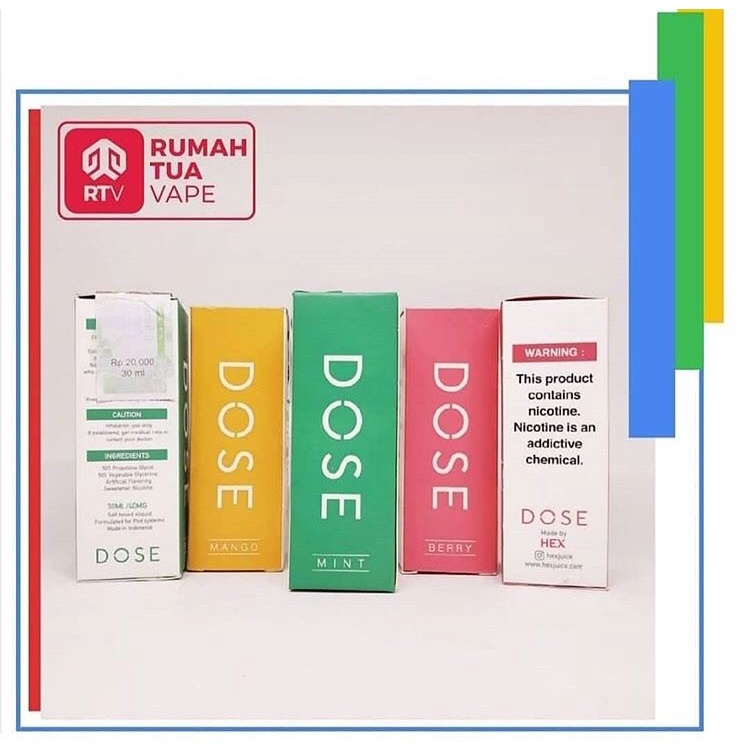Jual DOSE SERIES 40MG 50MG 30ML PREMIUM LIQUID VAPE | Shopee Indonesia