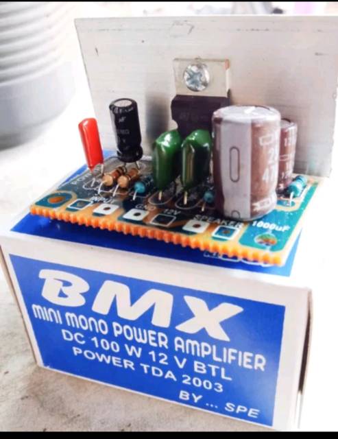 Jual Kit Power Amplifier Mono 100W DC 12 Volt By SPE | Shopee Indonesia