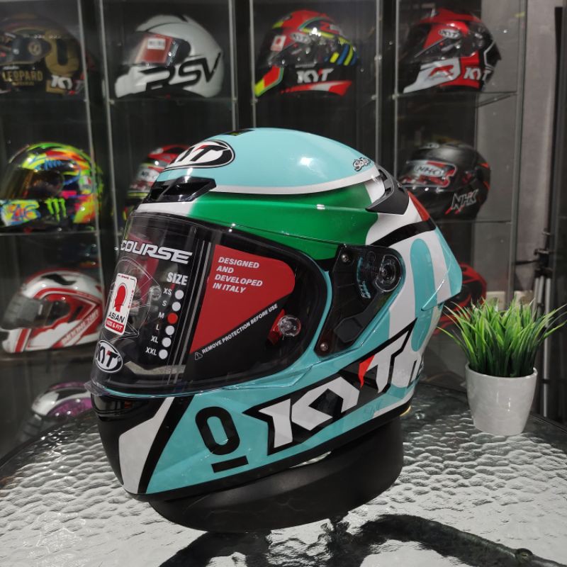 Jual KYT TT Course Dalla Porta Leopard Helm Full Face | Shopee Indonesia