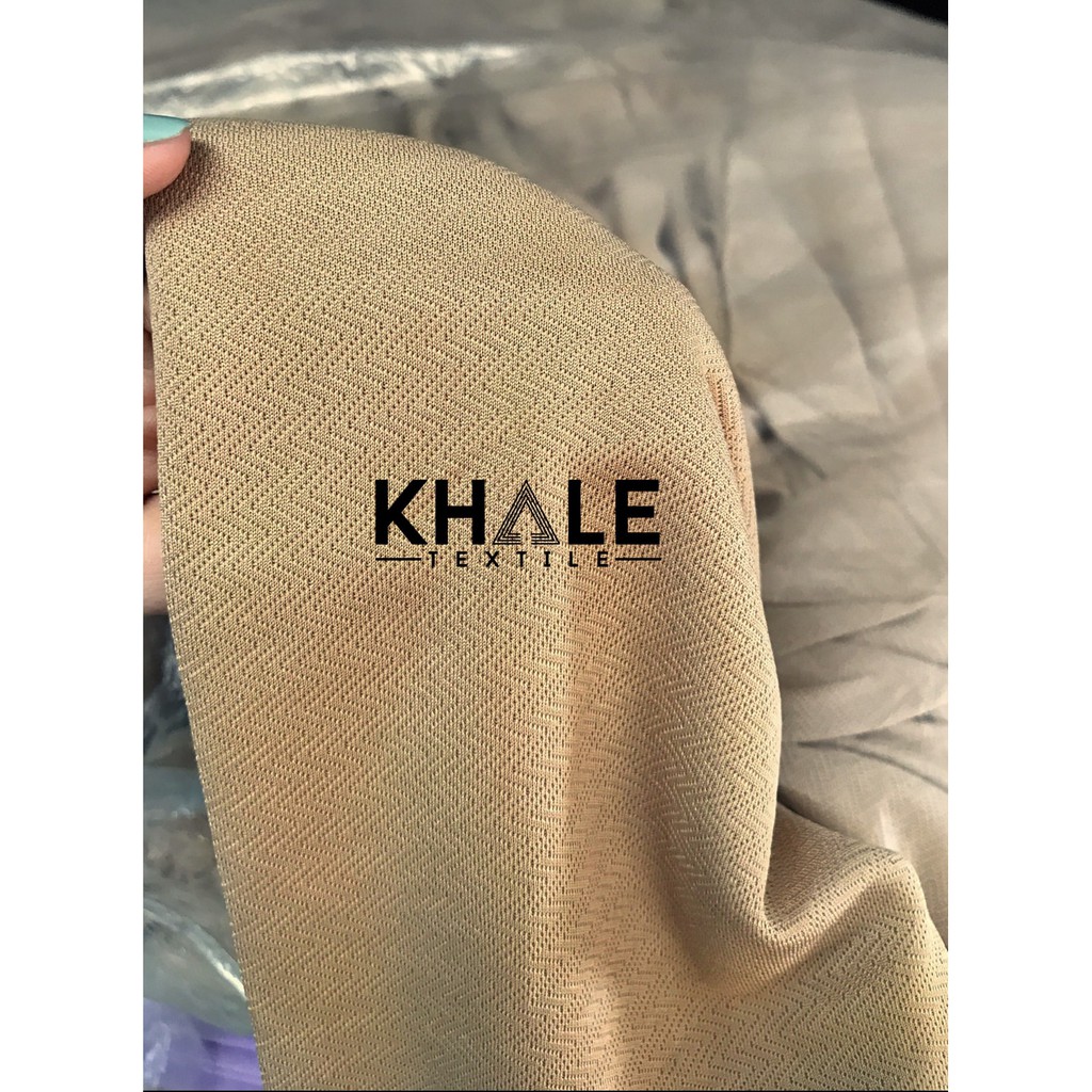 Jual Bahan Kain Drifit Milano Coklat Susu Premium Jersey Dryfit ...