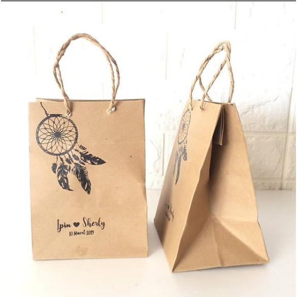 Jual Paper Bag Tali 1 Ukuran 15x7x17 cm | Shopee Indonesia