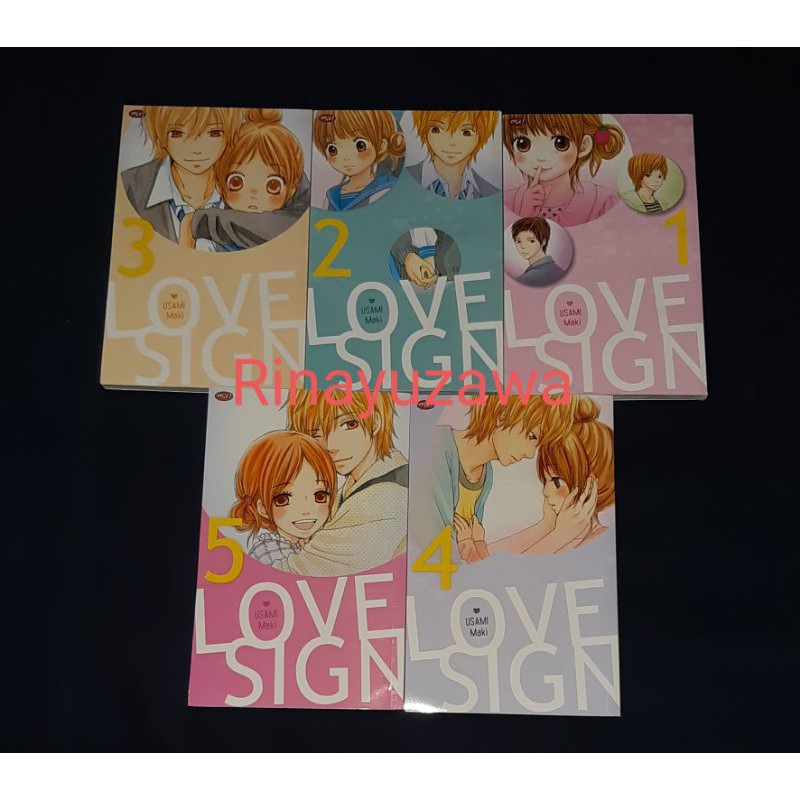 Jual Komik Bekas Love Sign 1-5 Tamat by Usami Maki | Shopee Indonesia