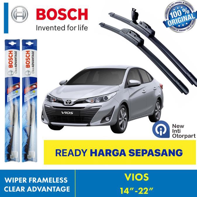 Jual Wiper Blade VIOS BOSCH Frameless | Shopee Indonesia