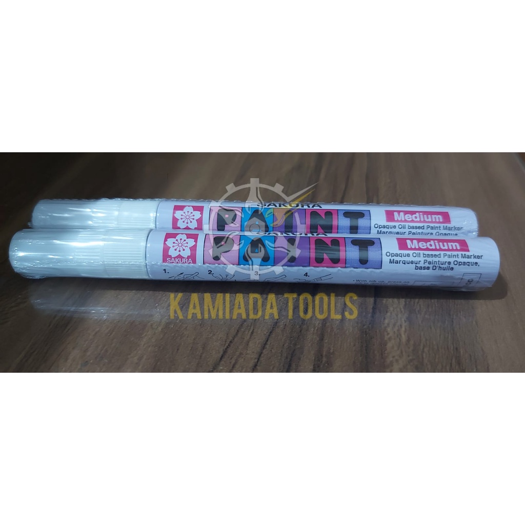 Jual Spidol besi / Paint marker SAKURA (Warna kuning dan putih ...