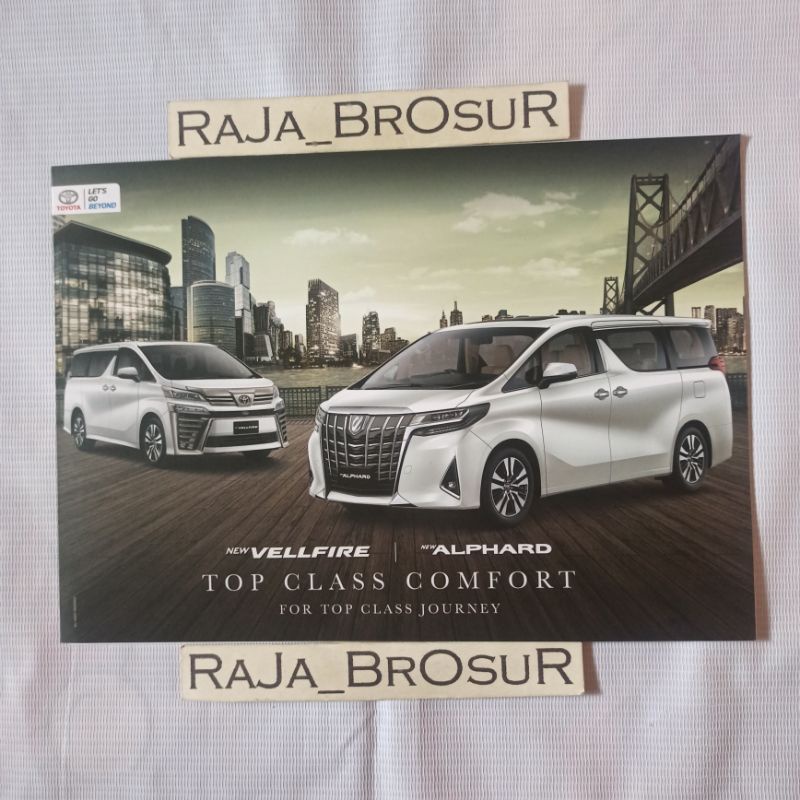 Jual Poster brosur leaflet Toyota New Alphard Toyota New Vellfire 2021 ...