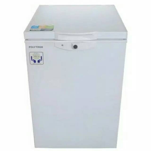 Jual CHEST FREEZER POLYTRON PCF-118 100 LITER | Shopee Indonesia