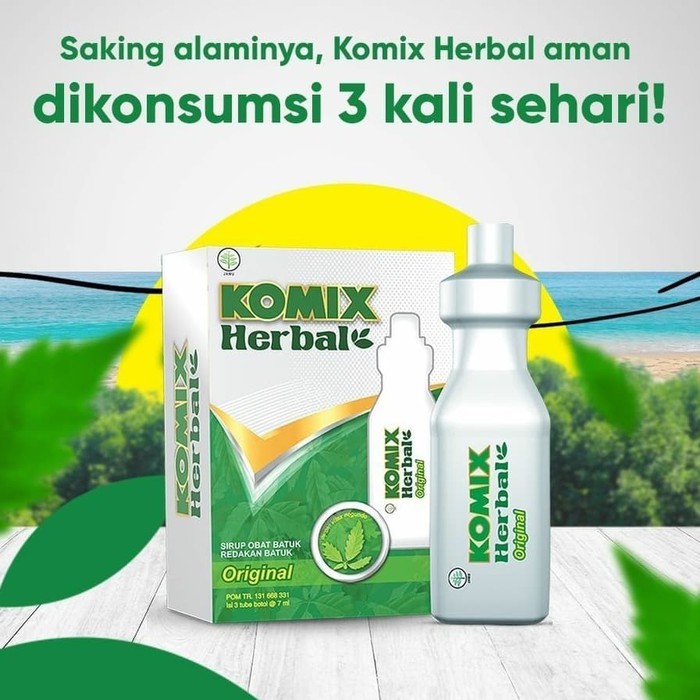 Jual Obat Batuk KOMIX HERBAL BOTOL | Shopee Indonesia