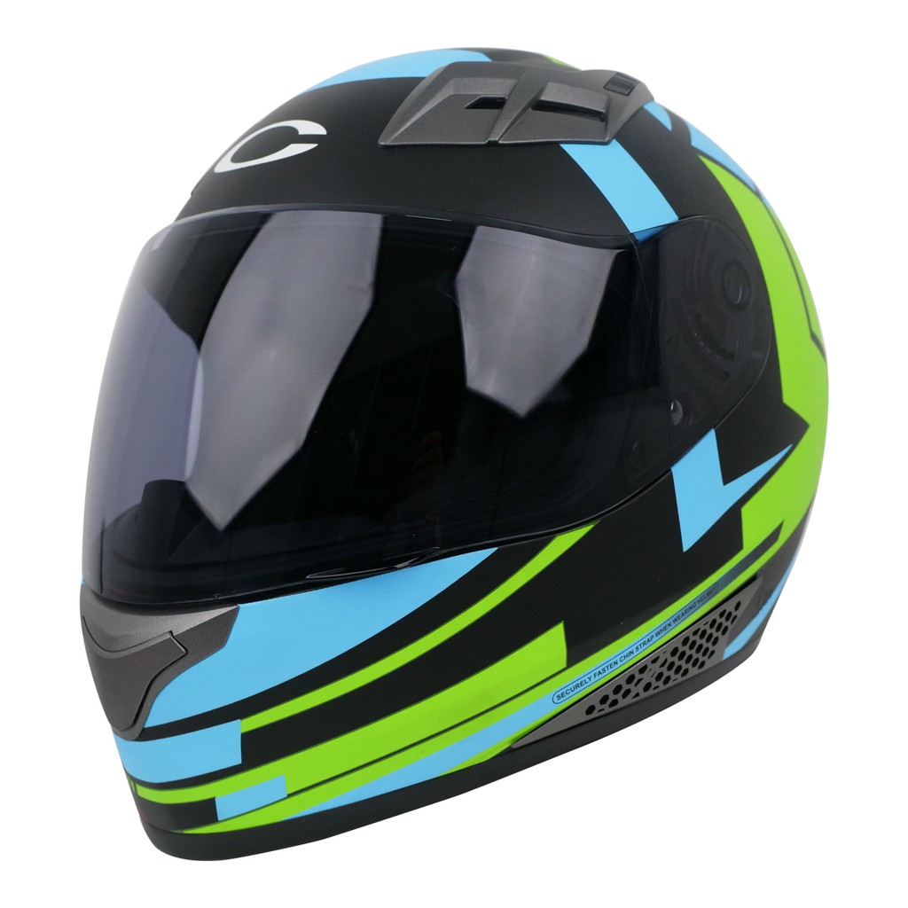 Jual Cargloss NS1 Helm Full Face - Tetris Black Doff | Shopee Indonesia