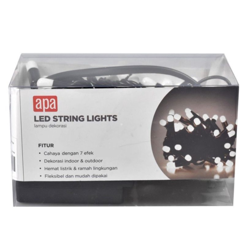 Jual Apa Set Lampu Led String 5 Mtr - Putih | Shopee Indonesia