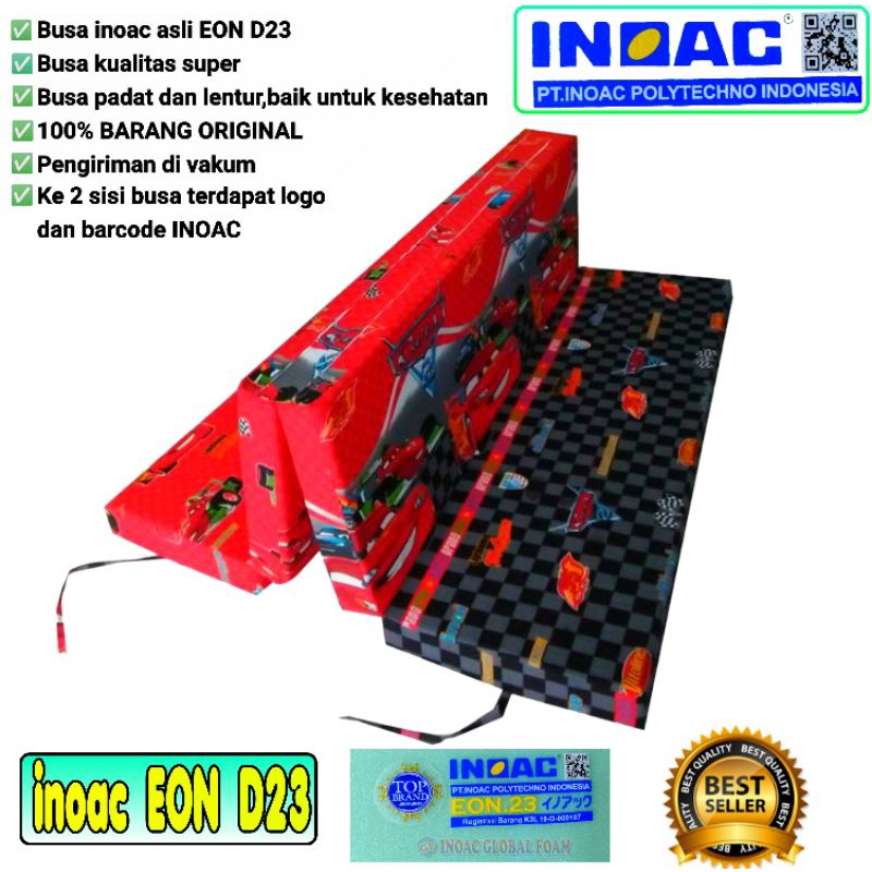 Jual Kasur lipat 4 inoac tebal 10cm dan 15 inoac asli EON D23 | Shopee Indonesia