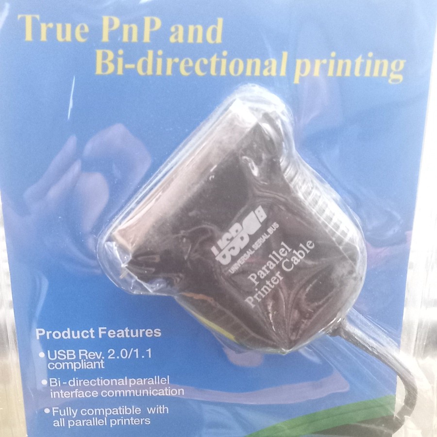 Jual Kabel Converter USB to Paralel Printer Port Parallel 36 Pin-USB to ...