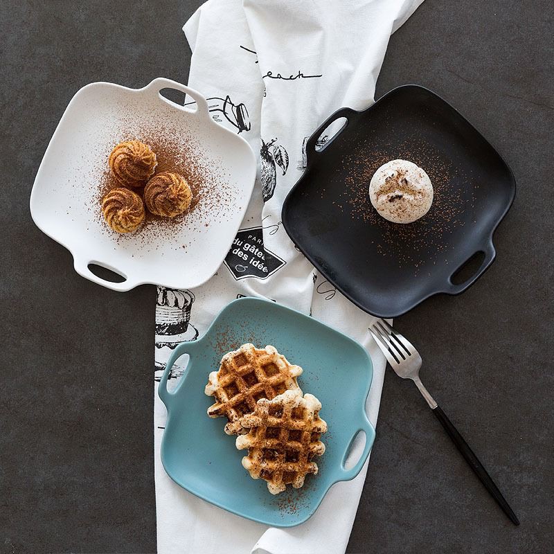 Jual Nordic plate persegi piring Nordic kotak | Shopee Indonesia