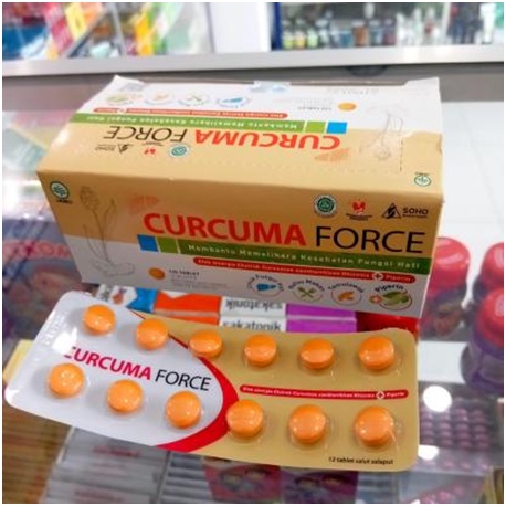 Jual CURCUMA FORCE TABLET / 1 STRIP ISI 12 TABLET | Shopee Indonesia