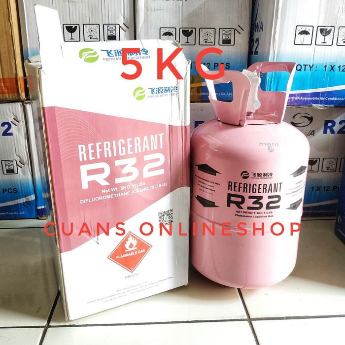 Jual PREON R32 Kemasan 5 Kg Baru Segel Pabrik Dan Kardus. Refrigerant R32 | Shopee Indonesia