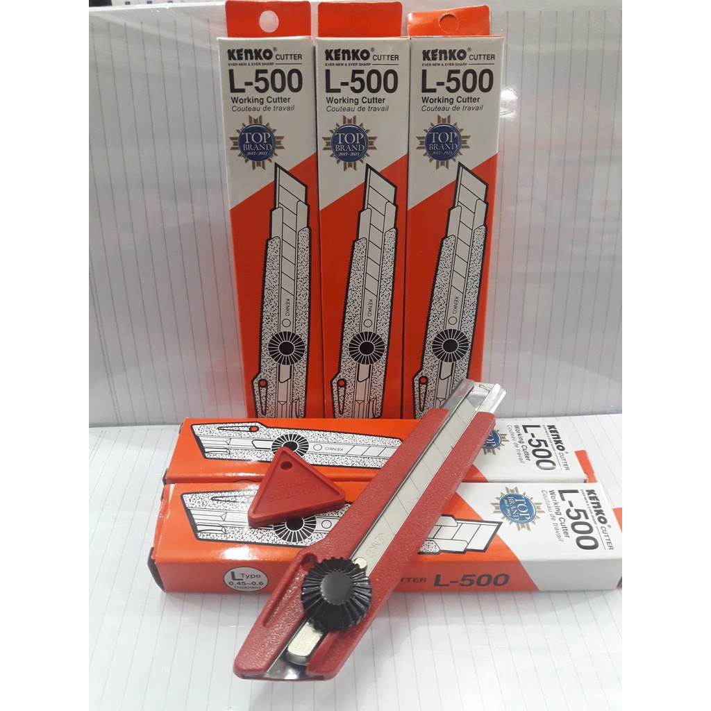 Jual Cutter KENKO Cutter besar Kenko L500 / pisau pemotong Cutter besar ...