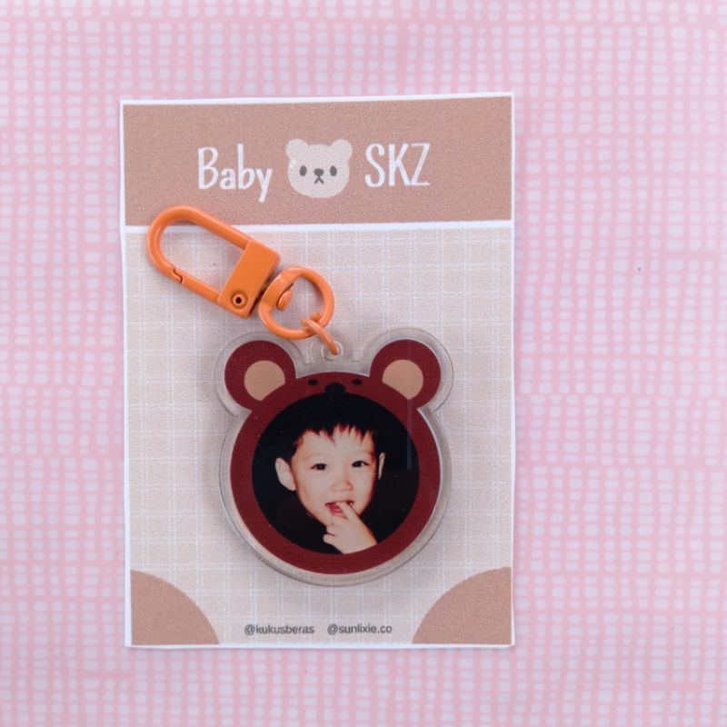 Jual KEYCHAIN KEYRING Baby Bear STRAY KIDS SKZ SKZOO leeknow bayi ...