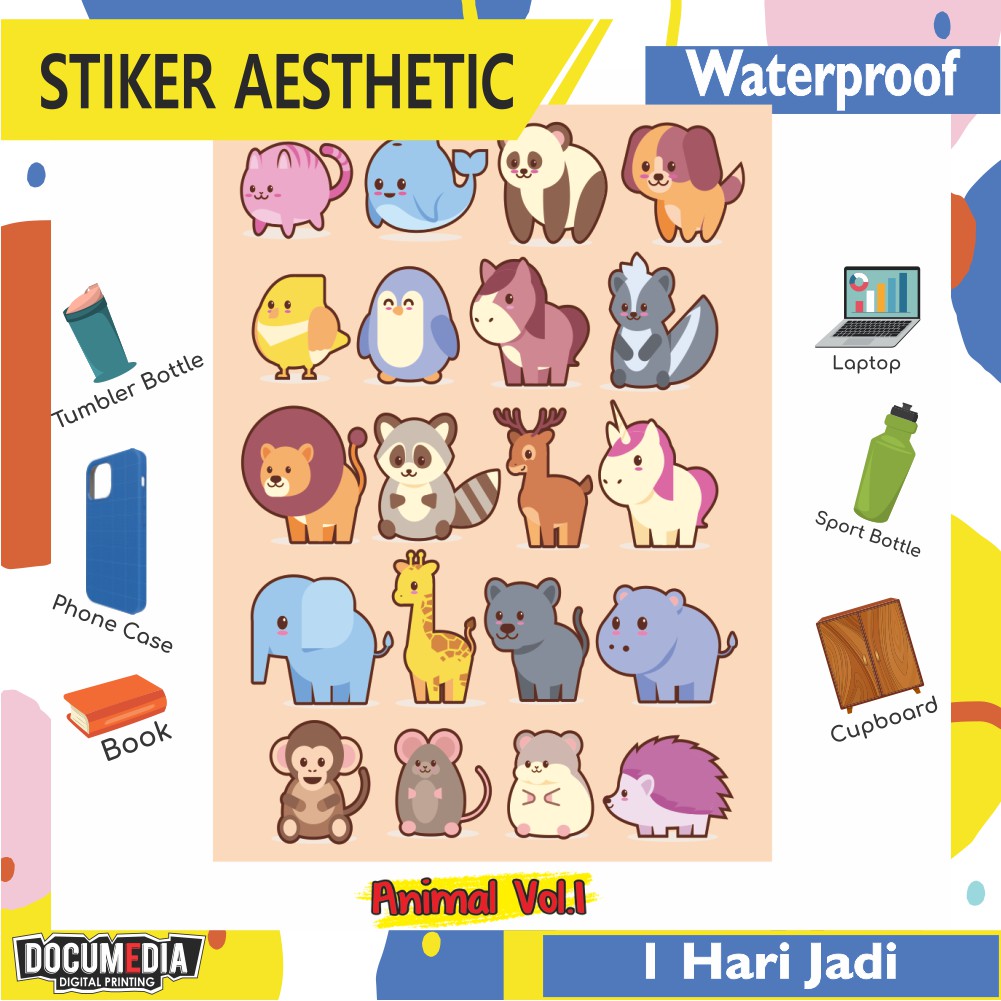 Jual Stiker Aesthetic - Sticker Aesthetic / Stiker Tumblr / Stiker HP ...