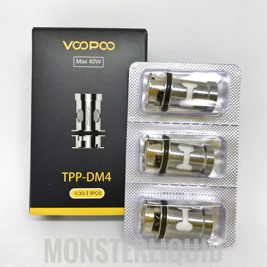Jual COIL VOOPOO TPP DM4 0.3 OHM AUTHENTIC BY VOOPOO ISI 3 PCS | Shopee Indonesia