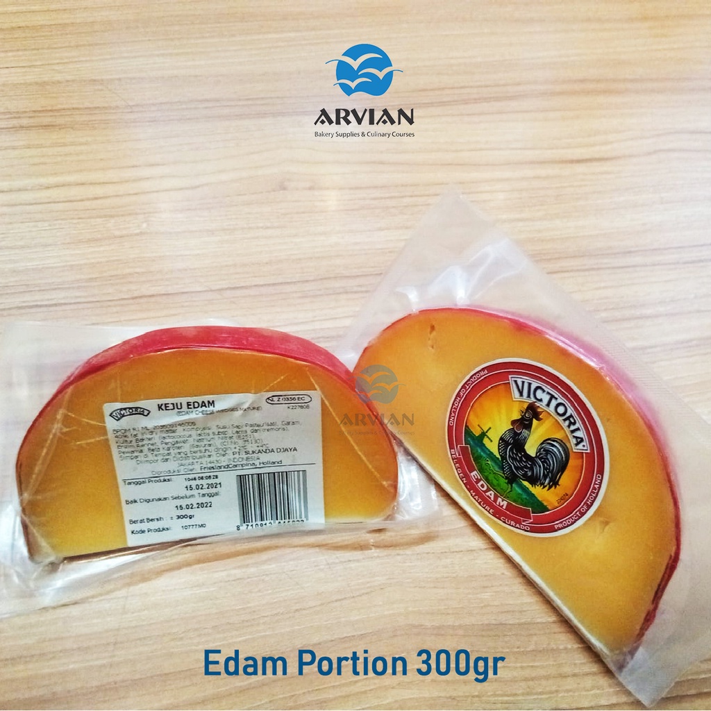 Jual Victoria Keju Edam Portion 300gr [Instant Surabaya] - Arvian ...