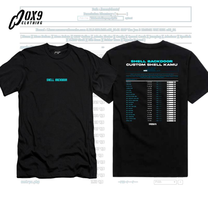 Jual Kaos Web Shell Backdoor Custom | Kaos defacer programmer | Shopee ...