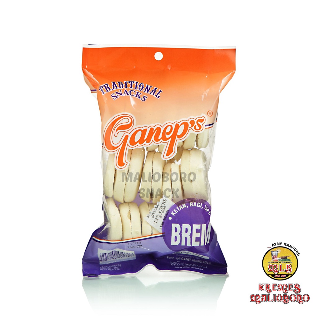 Jual Brem Ganep Solo 150 Gram Cemilan Snack Sehat Jajanan Tradisional ...