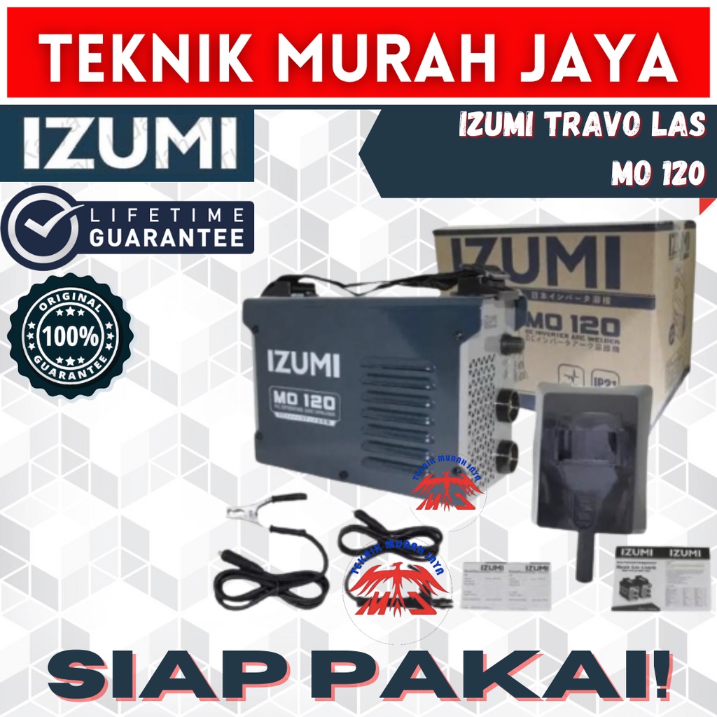 Jual Mesin Las Listrik Travo Las Inverter IGBT MMA 120A IZUMI MAX MO 120 MO128 MO 128 450 Watt ...