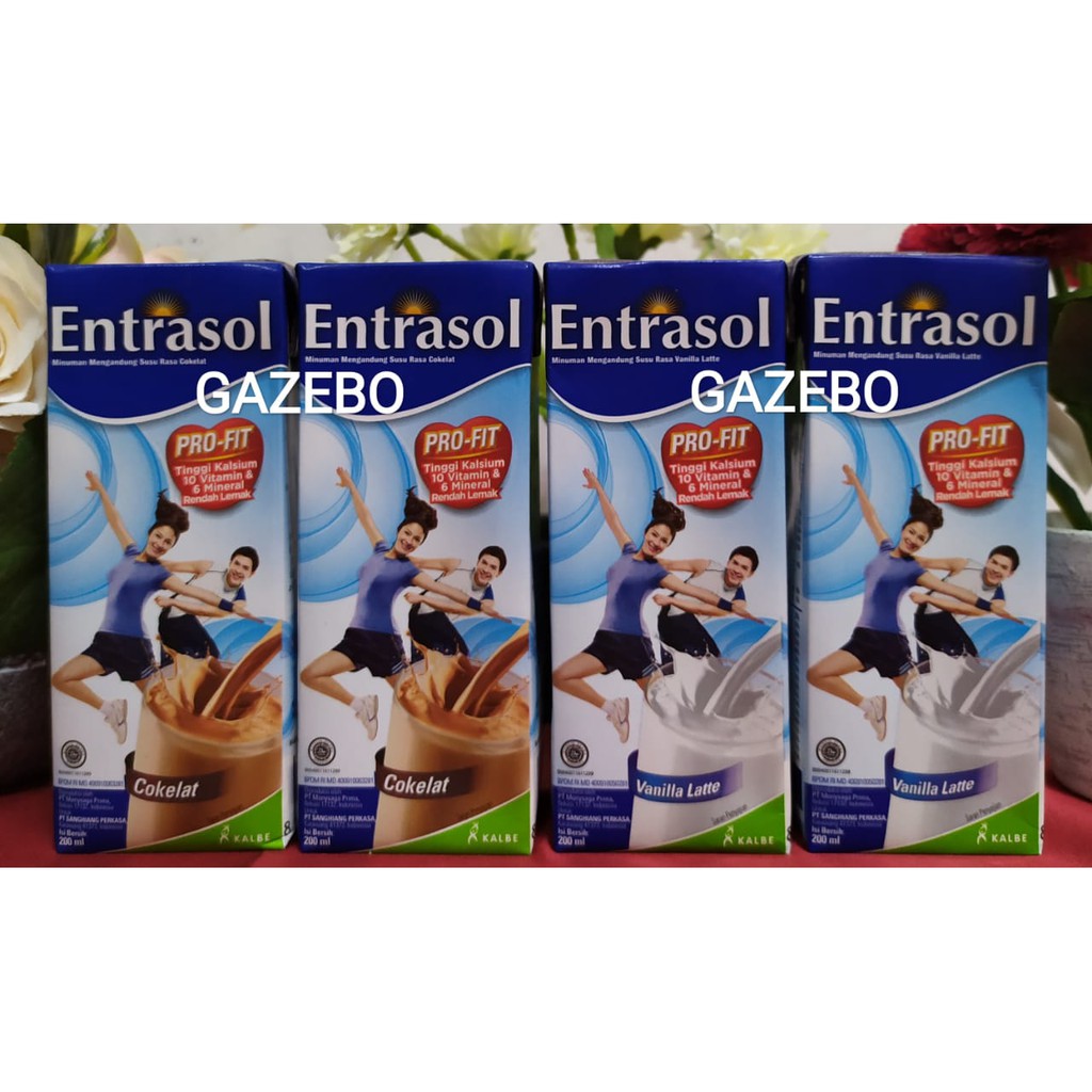 Jual Entrasol Active UHT 200 ml | Shopee Indonesia
