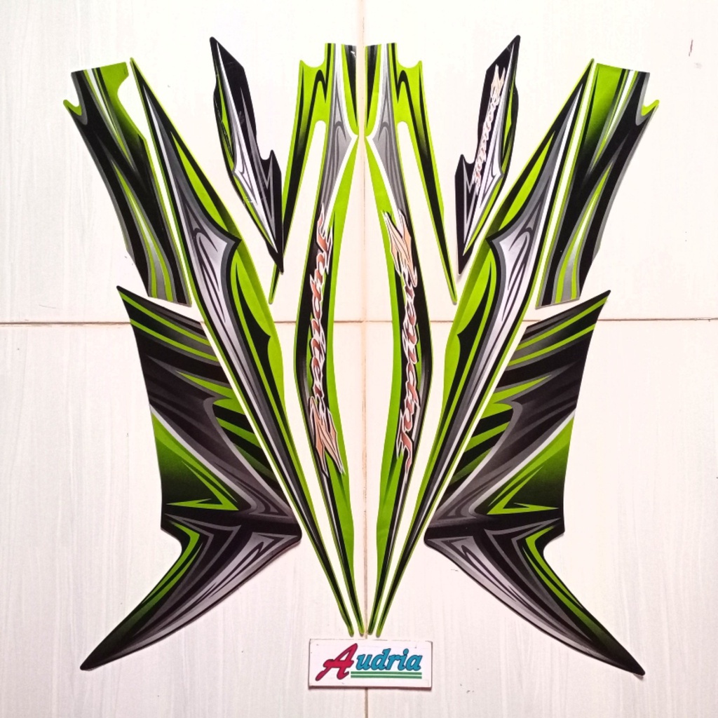 Jual Striping lis stiker body motor Yamaha Jupiter Z 2011 Hijau ...