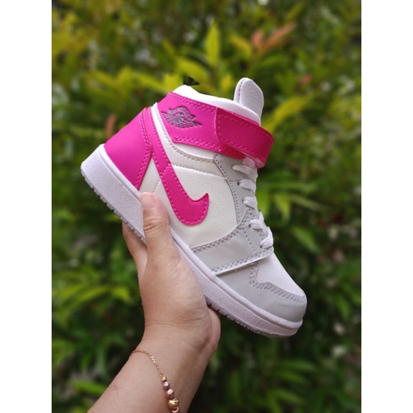 Jual NIKE JORDAN ANAK PINK ABU | Shopee Indonesia