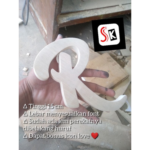 Jual Huruf Kayu Timbul Custom Huruf Kayu Kapital Wall Decor | Shopee ...