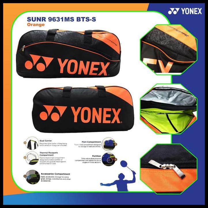Jual Yonex Surn 9631Ms Bt6-S Tas Badminton - Original Promo | Shopee ...