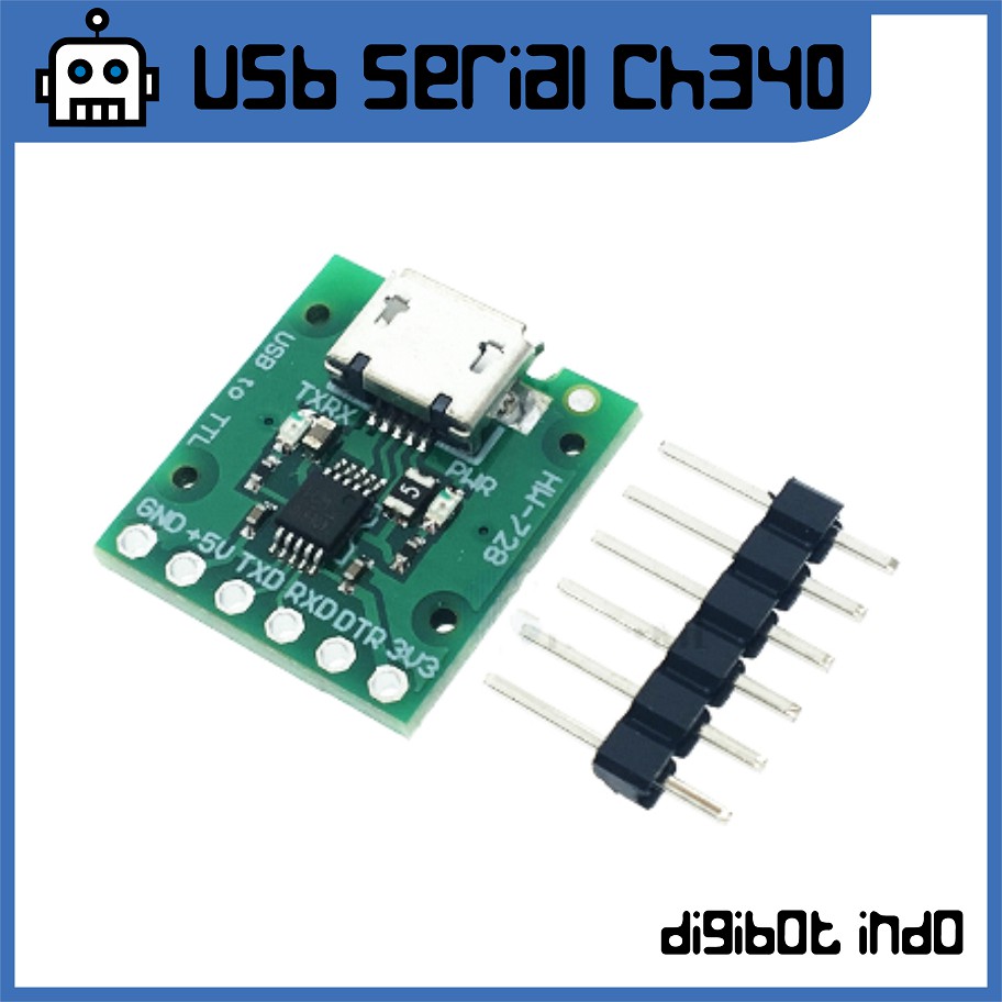 Jual CH340 USB to TTL Serial Module Converter - CH340G | Shopee Indonesia