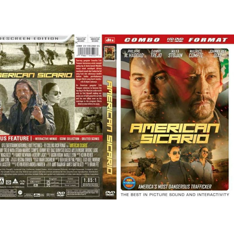 Jual dvd American Sicario {OD DTS R1} {Action, Crime} {Danny Trejo, Maya Stojan, Maurice Compte ...