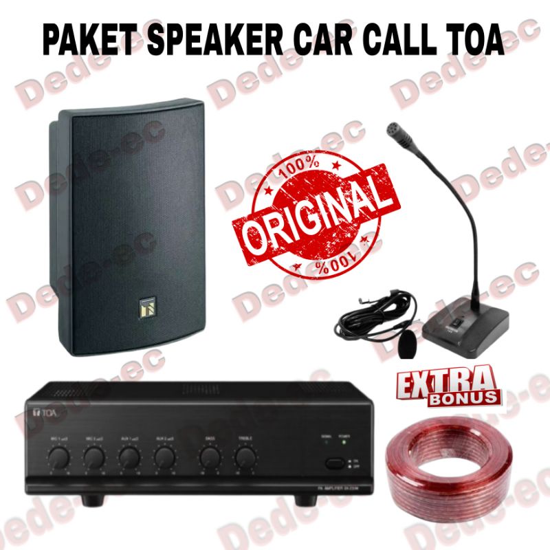 Jual Paket Speaker Toa Indoor Car call/Paging Toa Untuk Ruangan kantor ...