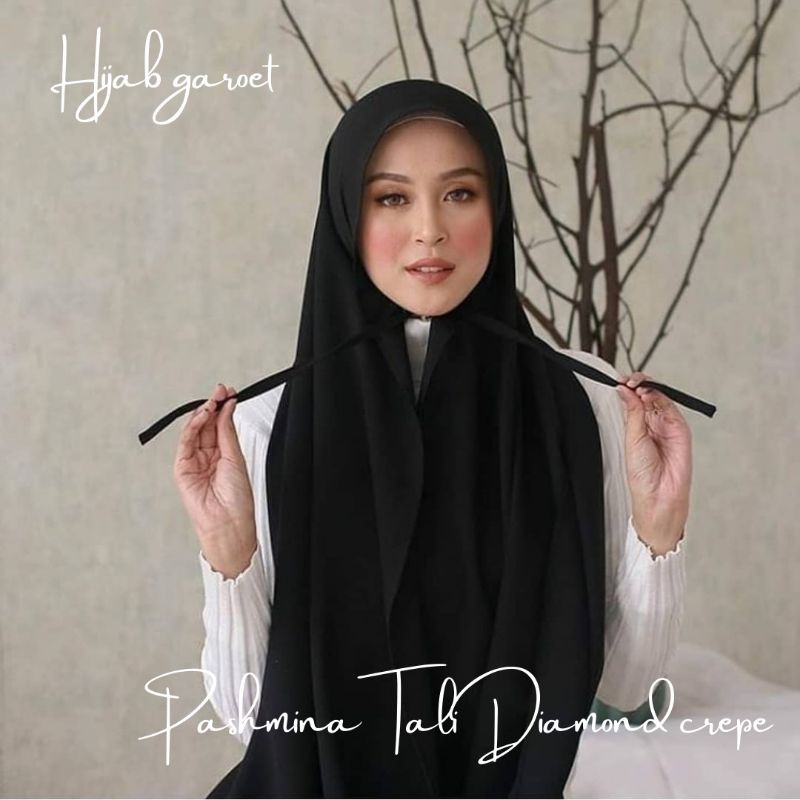 Jual PASMINA TALI DIAMOND / PASHMINA TALI DIAMOND ( 175X75 CM) | Shopee ...