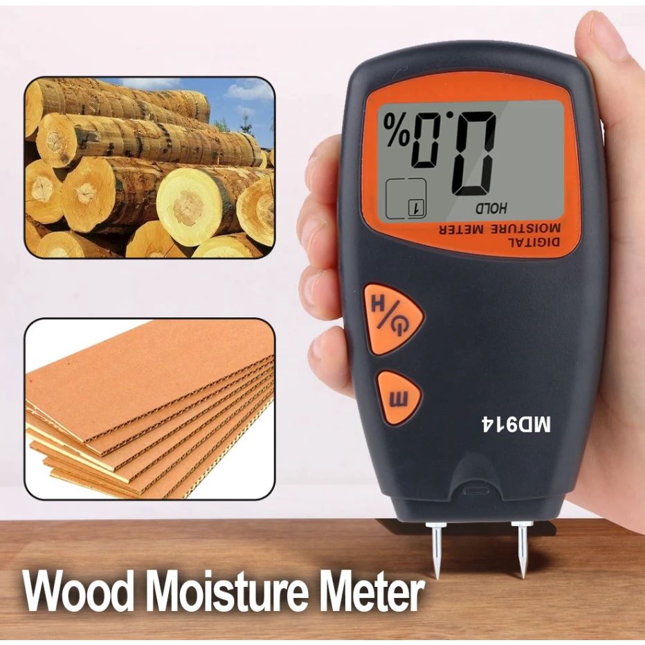 Jual Wood Moisture Meter Sensor Kelembapan Kayu MD914 | Shopee Indonesia