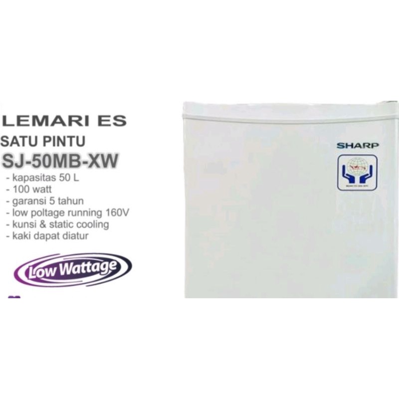 Jual Kulkas Sharp SJ 50 MB 1pintu portable | Shopee Indonesia