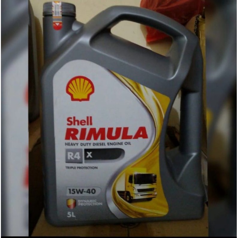 Jual Oli Shell RIMULA R4 SAE 15W/40 Galon 5 Liter Scan JAMINAN BARCODE ...